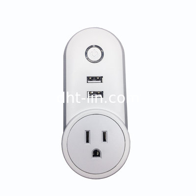 Wifi Smart Plug, With 2 USB Charger(5V, 2.1A), Work with Amazon Alexa &amp; Google Home, Remote Control by Smart Phone with supplier