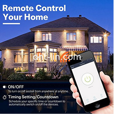 Wifi Smart Plug, With 2 USB Charger(5V, 2.1A), Work with Amazon Alexa &amp; Google Home, Remote Control by Smart Phone with supplier