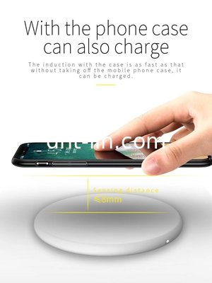 Hot portable Mobile wireless fast charger Universal Black/White 10W Wireless Charging Base supplier