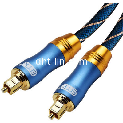 Digital Optical Audio Toslink Cable Fiber Optic Audio Cable 1m 2m 3m 10m 15m for Hi-Fi DVD TV supplier