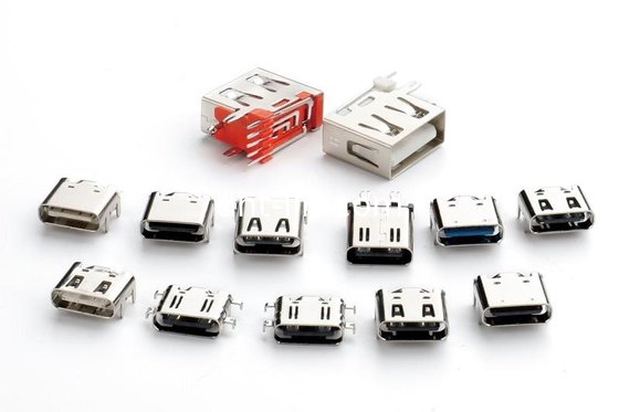 Usb 3.1 type c connector 16pin Sinking 0.8mm SMT Female USB Port 16PIn C-Type Connector supplier