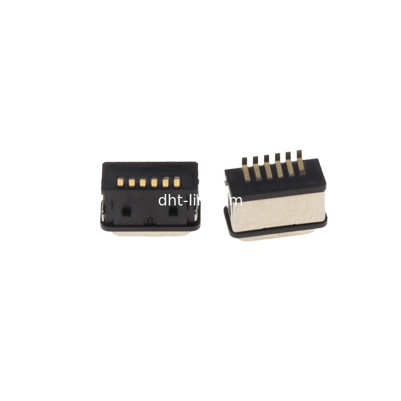 Professional Manufacturer Of Waterproof USB Type C 6P  IPX8 SMT Types Of  Female Connector supplier